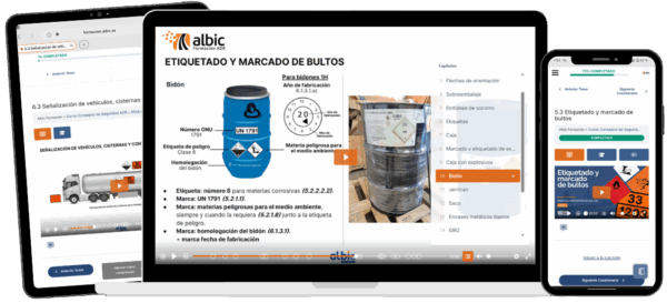 Curso Consejero de Seguridad ADR | Albic Formación